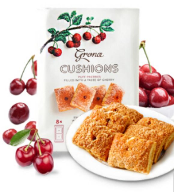 Grona Cushions Puff Pastry 328g - Cherry – Baba G Online Grocery Store