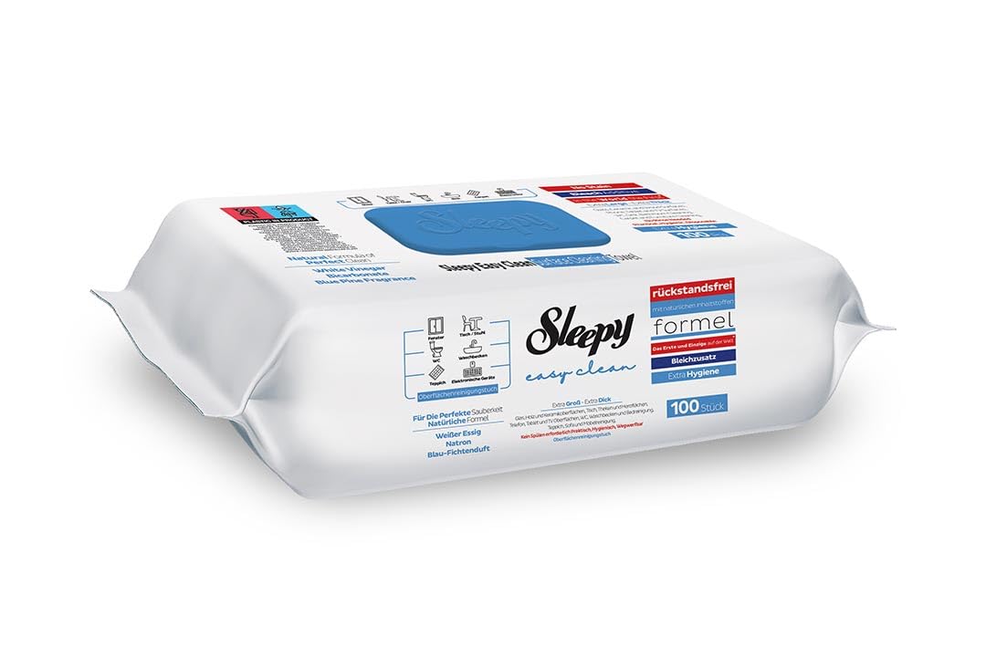 Sleepy Easy Clean Floor Cleaning Mop Towels With Bleach 50pcs – Baba G ...