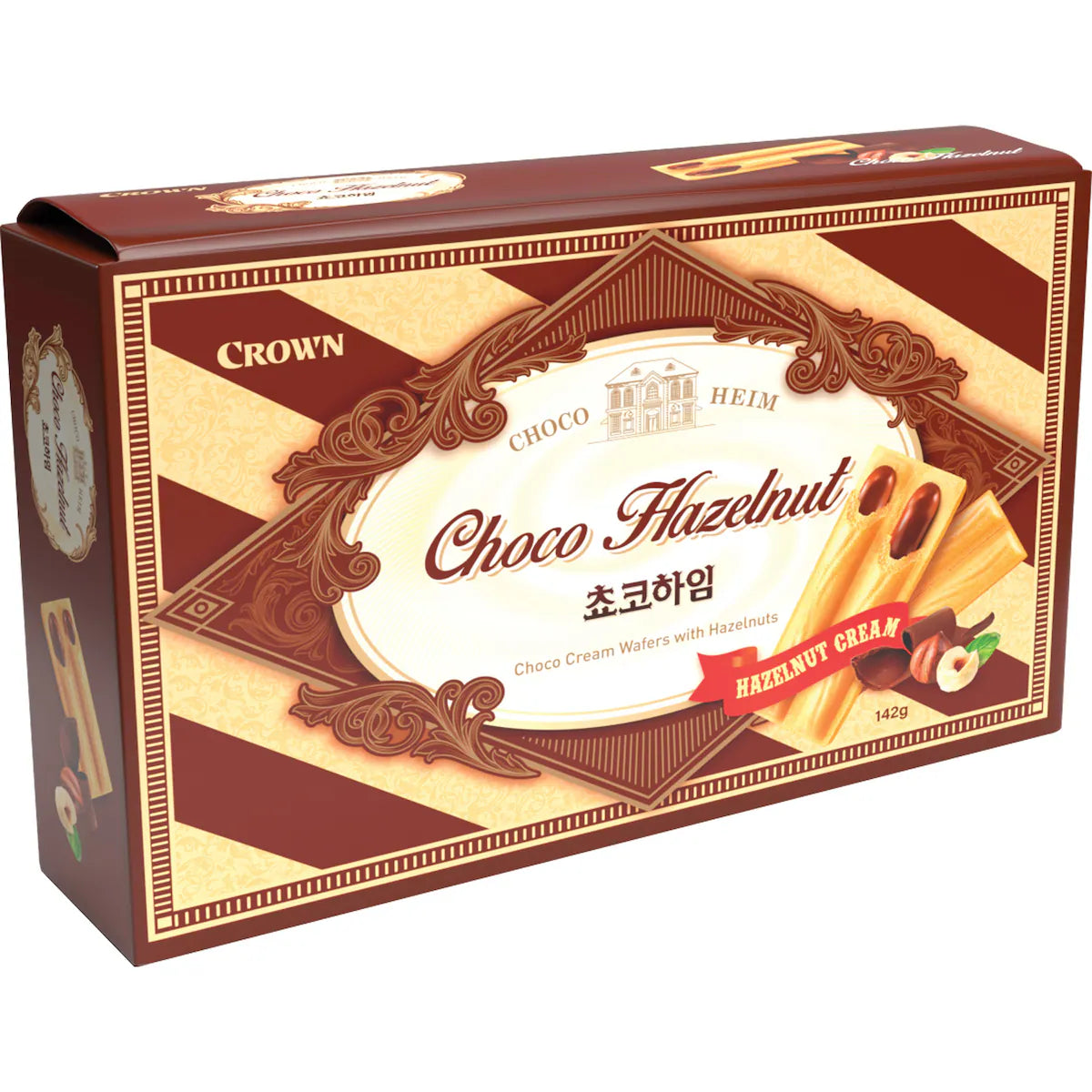 Crown Choco Heim Choco Hazelnut Wafer 142g – Baba G Online Grocery Store