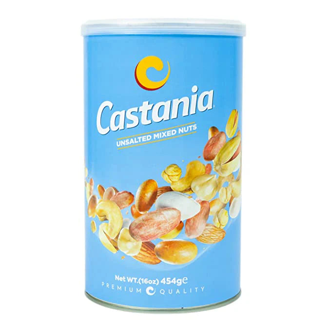 Castania Unsalted Extra Mix 450g – Baba G Online Grocery Store