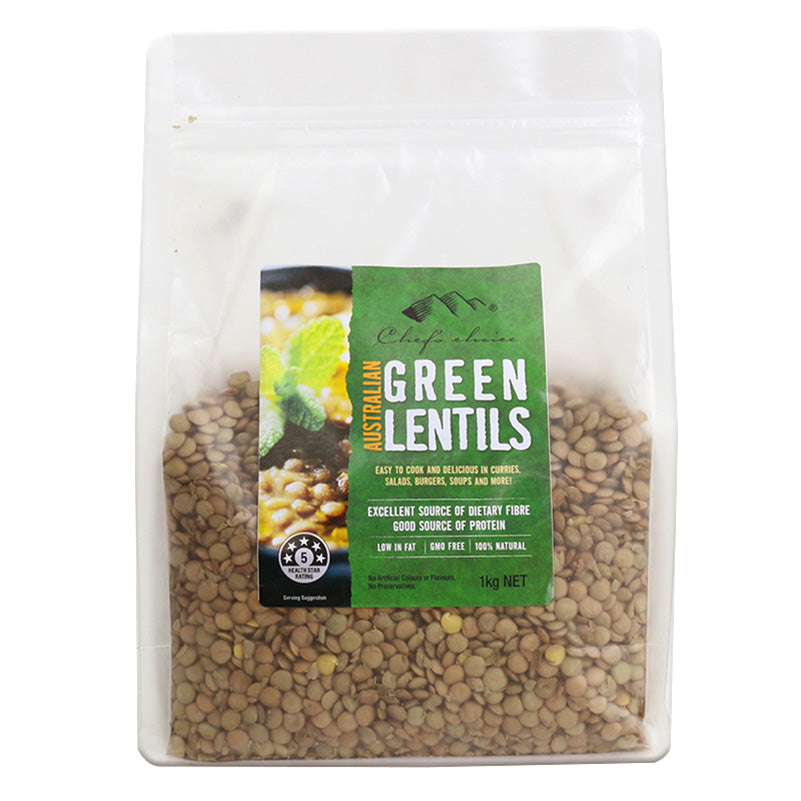 Australian Green Lentils – Baba G Online Grocery Store