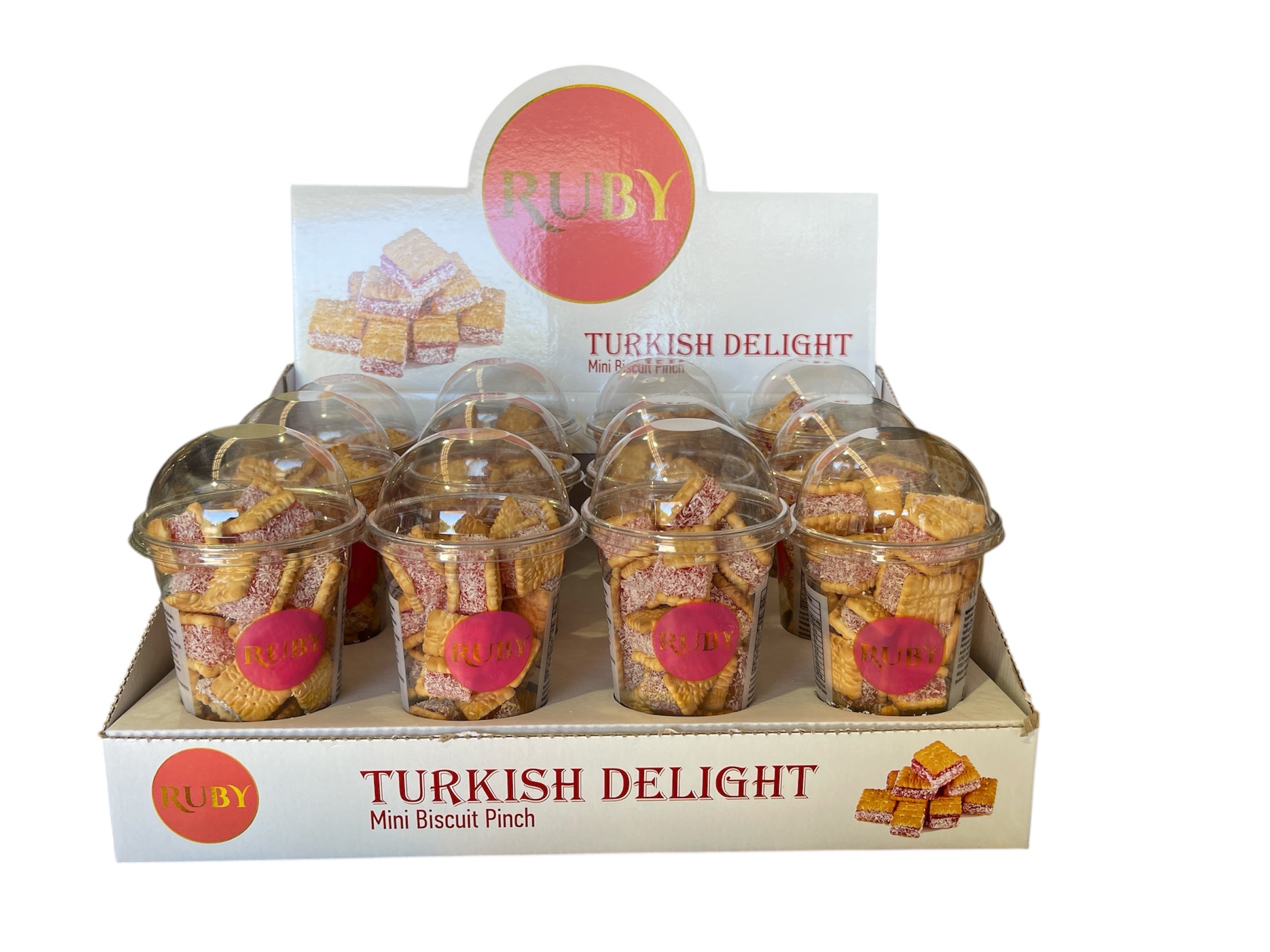 Ruby Pinched Turkish Delight Kistirma Lokum ( Rose ) 250g – Baba G ...