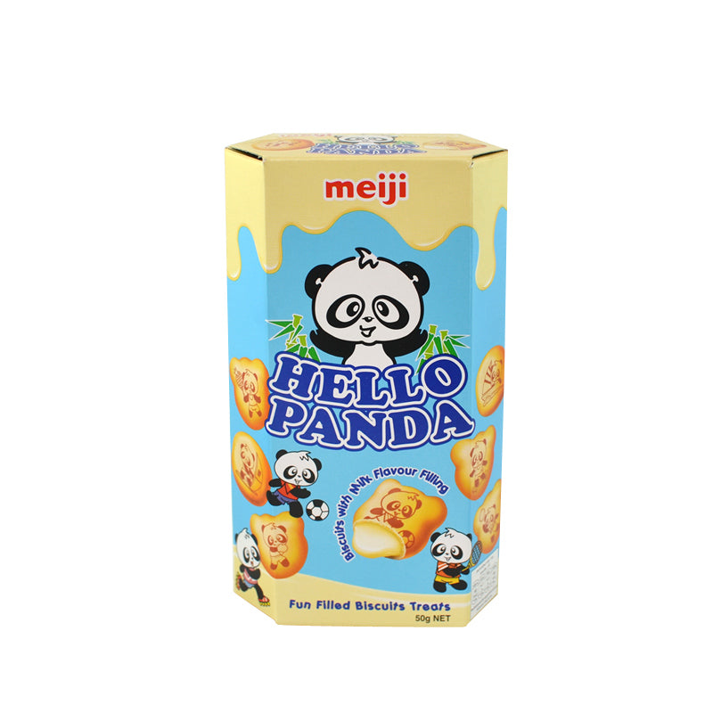 Meiji Hello Panda Biscuits with Milk Flavoured Filling – Baba G Online ...