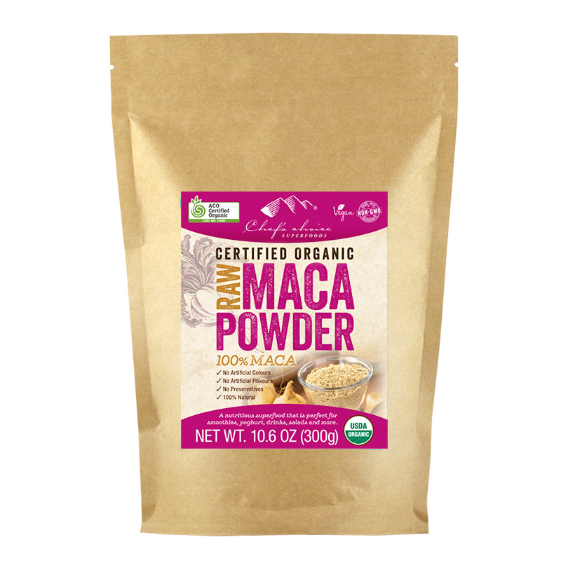 Certified Organic Raw Maca Powder 300g – Baba G Online Grocery Store