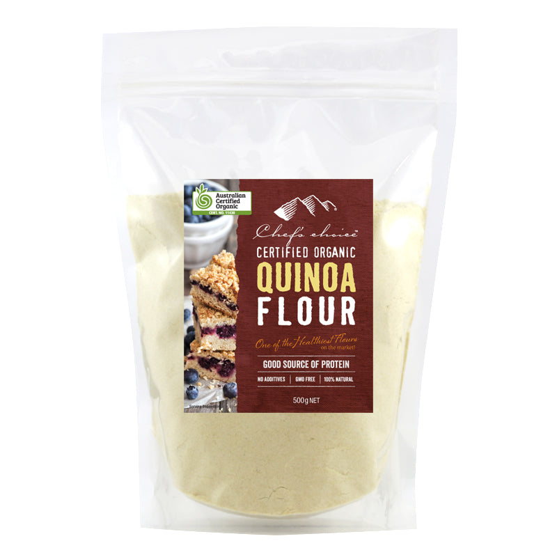 CERTIFIED ORGANIC QUINOA FLOUR 500g – Baba G Online Grocery Store