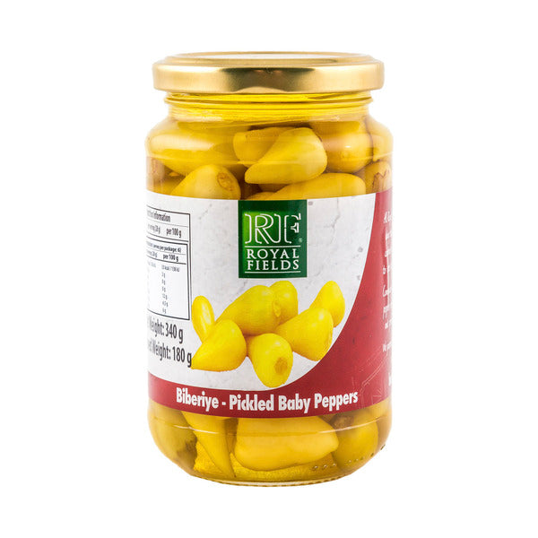 Royal Fields Baby Peppers Pickles 340g – Baba G Online Grocery Store