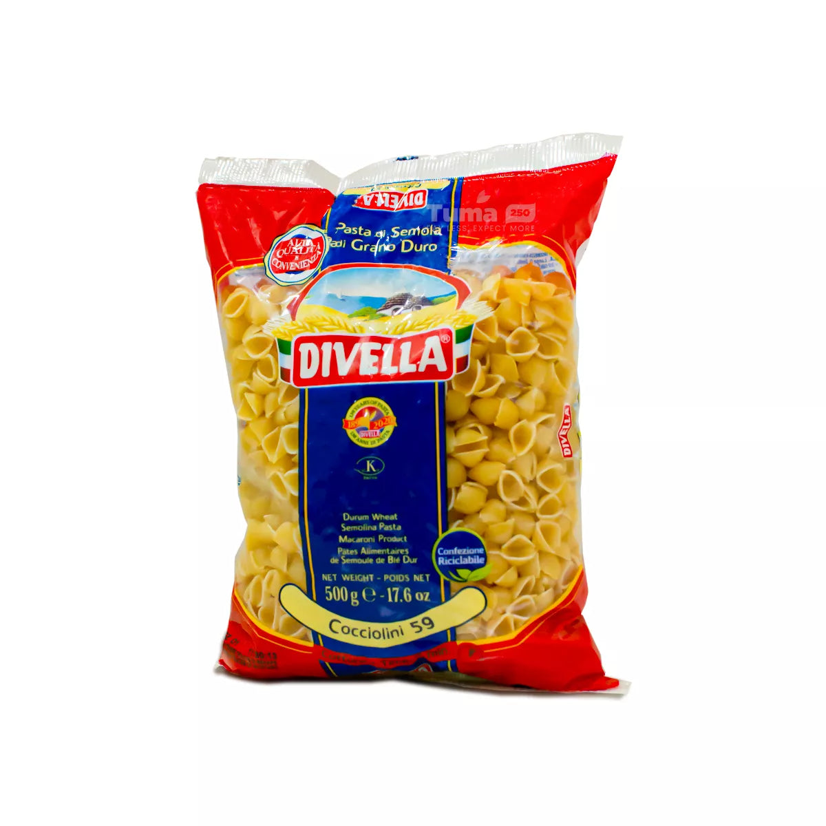 Divella Pasta #54 Cocciolini - 500g – Baba G Online Grocery Store