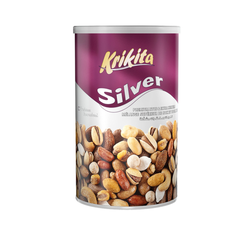 Krikita Silver Nut Mix Tin - 454g – Baba G Online Grocery Store