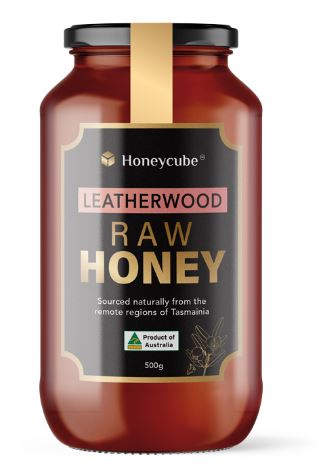 HoneyCube Raw Tasmanian Leatherwood Glass Jar – Baba G Online Grocery Store