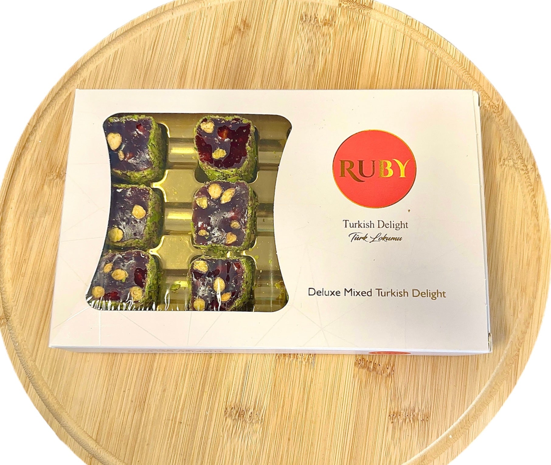 Ruby Special Turkish Delight - Pistachio & Pomegranate – Baba G Online ...