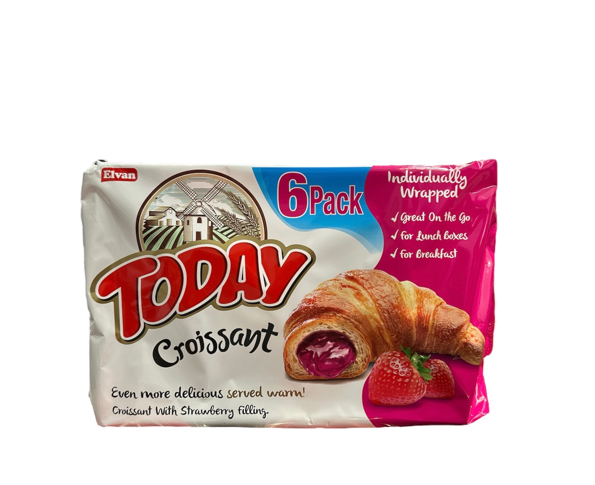 Today Croissant Strawberry Filled - 6 Pack – Baba G Online Grocery Store