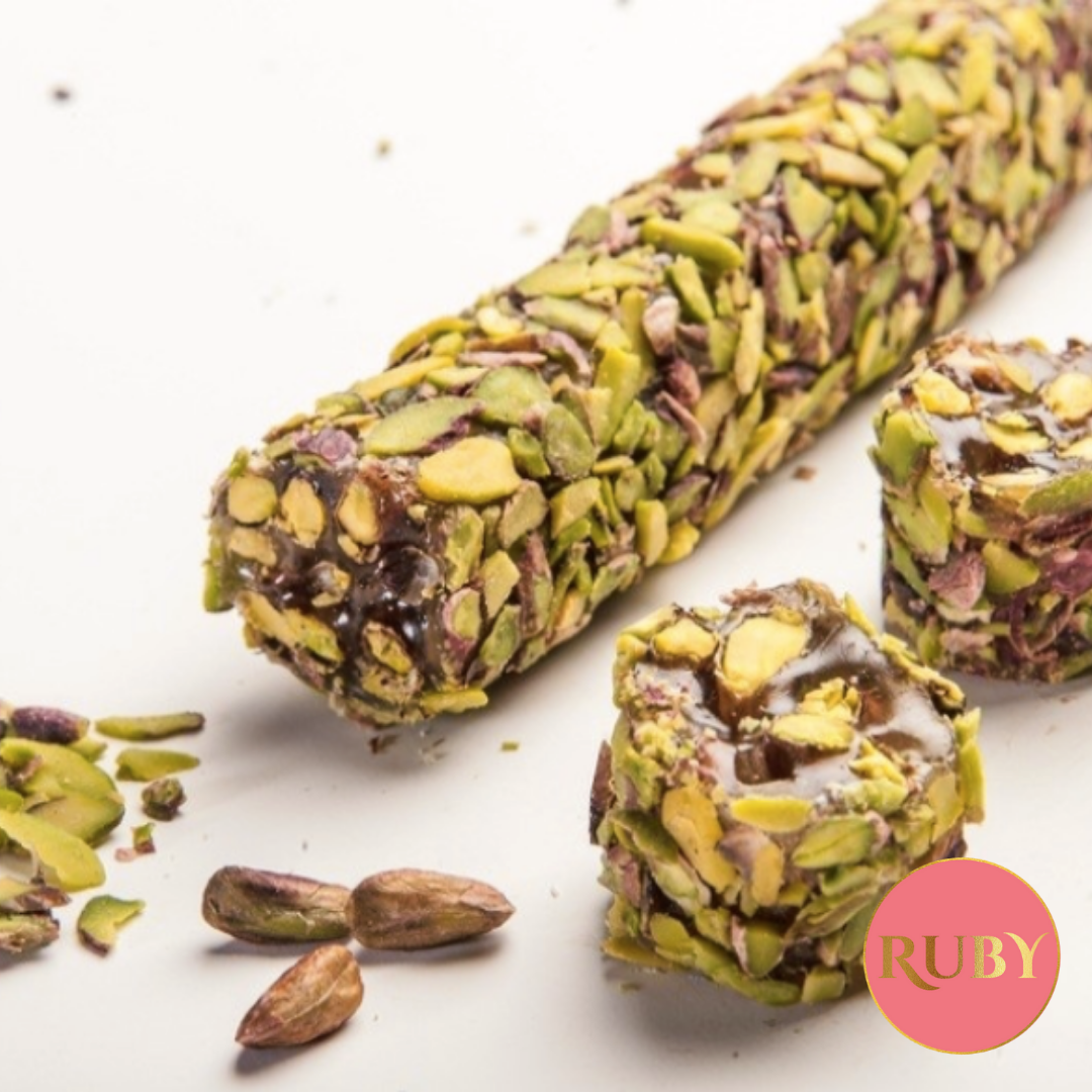 Ruby Special Turkish Delight - Pistachio Coated with Pomegranate & Pis ...
