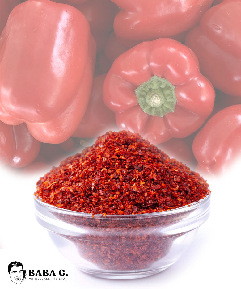 Red (Chilli ) Pepper Flakes with seeds – Baba G Online Grocery Store