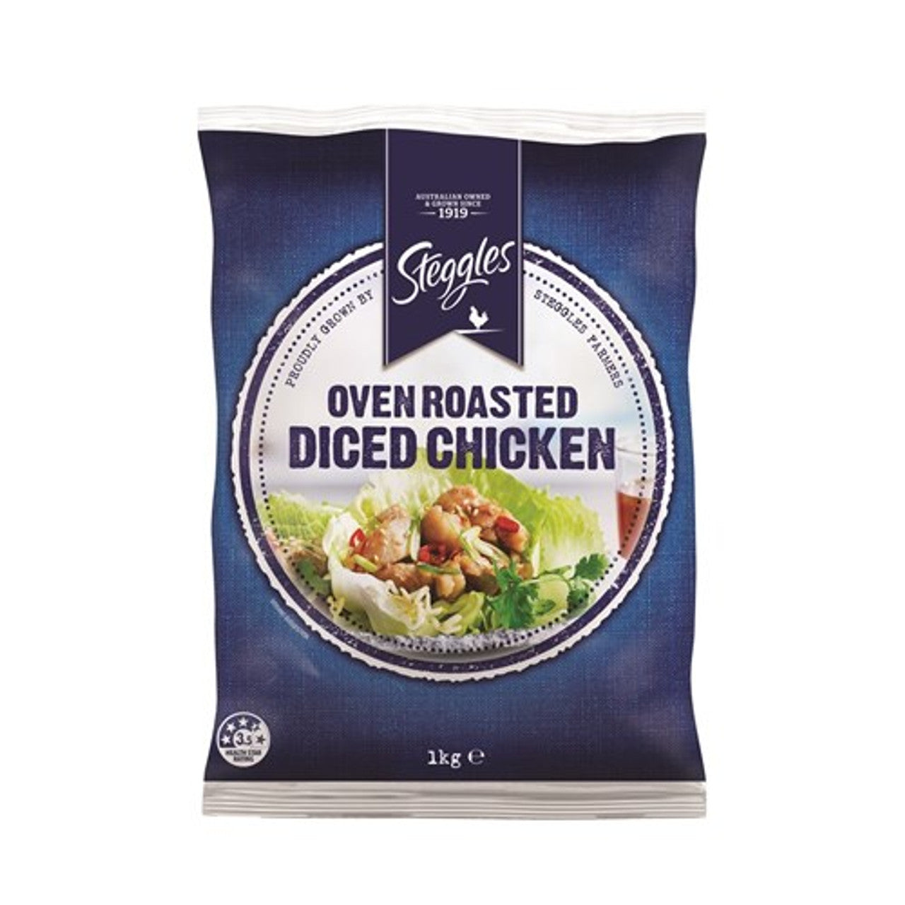 Steggles Oven Roasted Diced Chicken - 1kg – Baba G Online Grocery Store