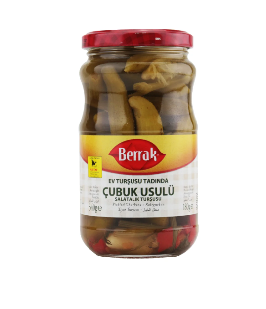 Berrak Pickled Gherkins - 340g – Baba G Online Grocery Store