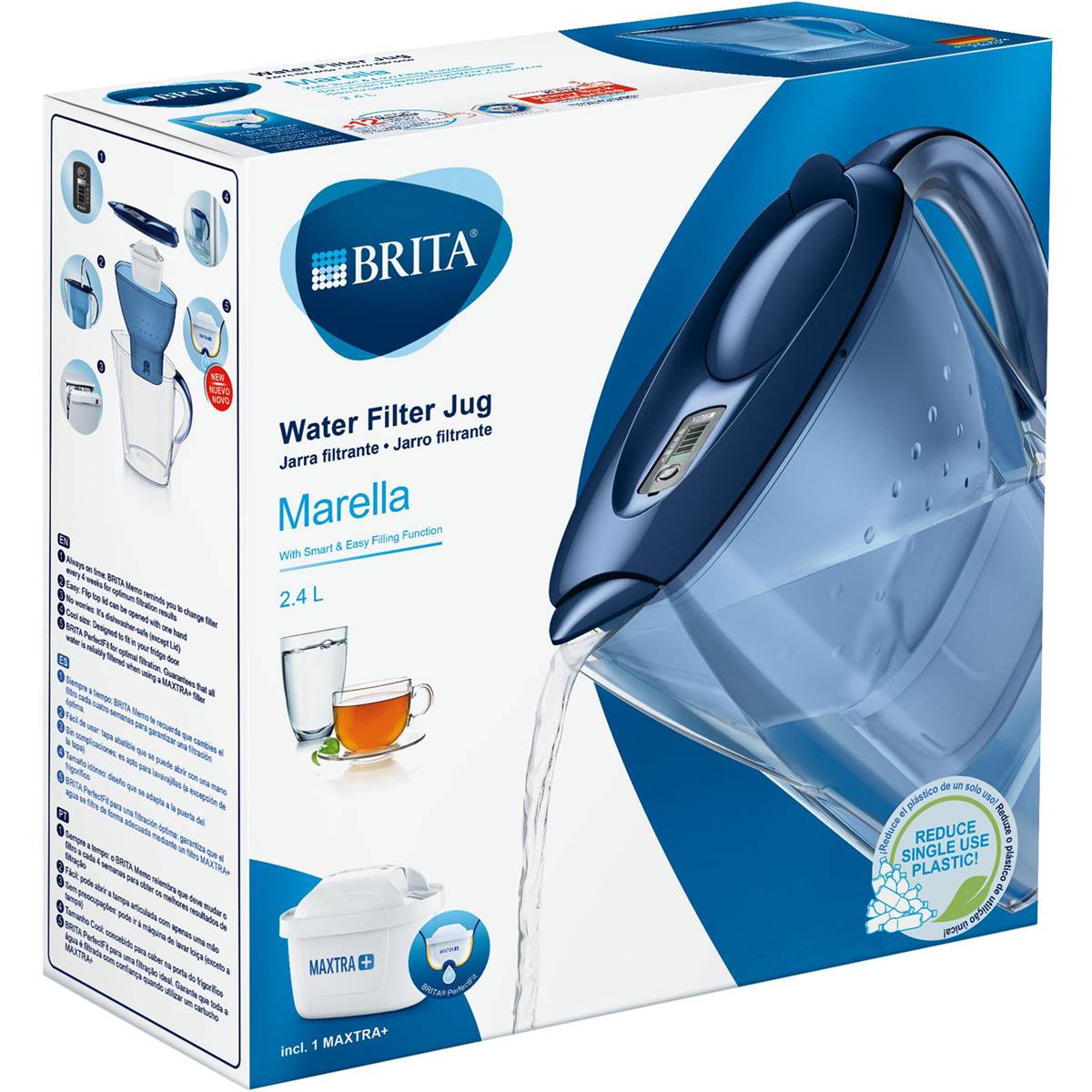 Brita Marella Water Filter Jug - 2.4L – Baba G Online Grocery Store