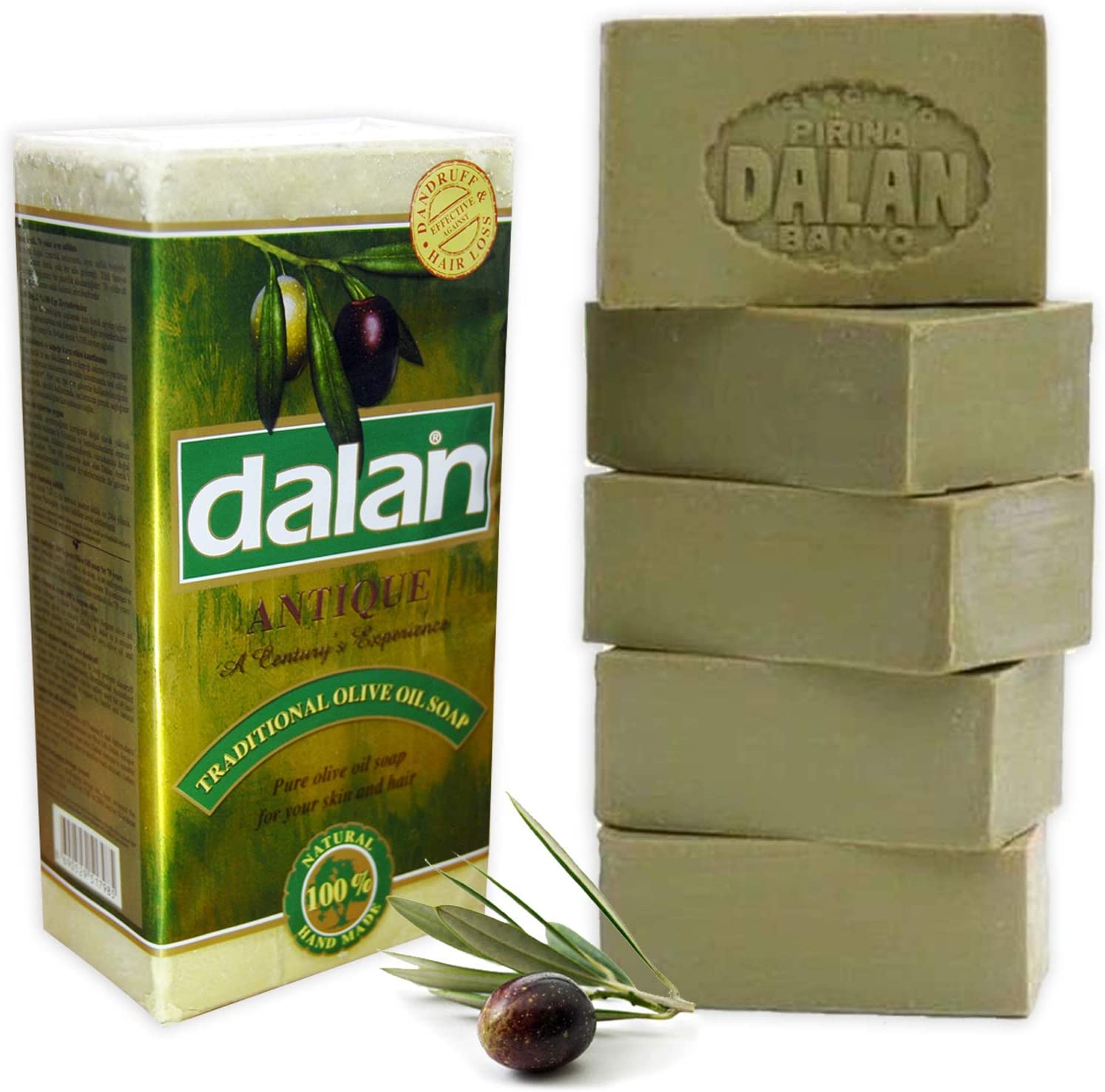 Dalan Pure Olive Oil Soap - Pack of 5 – Baba G Online Grocery Store