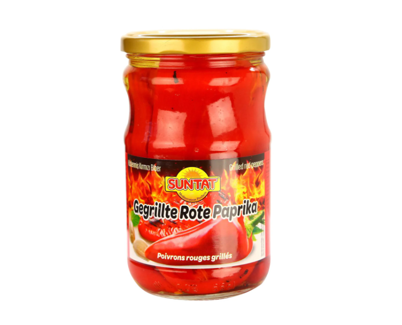 SUNTAT Grilled red peppers - 650g – Baba G Online Grocery Store